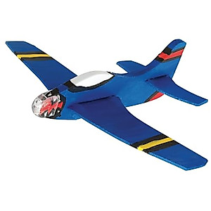 Creativity for Kids Four Foam Fliers Mini Craft Kit - Paint 4 Foam Glider Airplanes, Small Gifts for Kids, Red