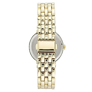 Nine West Women's Gold-Tone Bracelet Watch, NW/2402GLGB