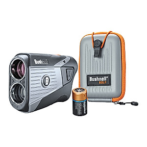 Bushnell Tour V5 Golf Laser Rangefinder, Pinseeker, Visual JOLT, BITE Magnetic Mount, Next Level Clarity and Brightness, Non-Slope Model