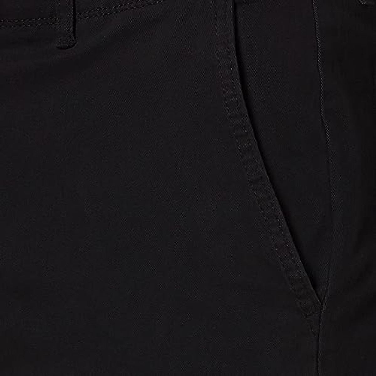 Amazon Essentials Men's Straight-Fit Stretch Cargo Pant (Available in Big & Tall), Black, 28W x 32L