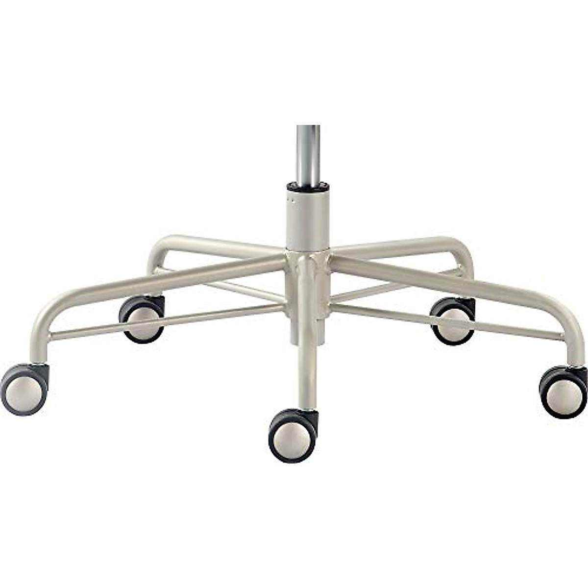 Tommy Hilfiger Forester Luxury Bonded Leather Home Office Chair, Modern Round Swivel Accent Seating with Arms, Adjustable Height and Recline, Charcoal Grey