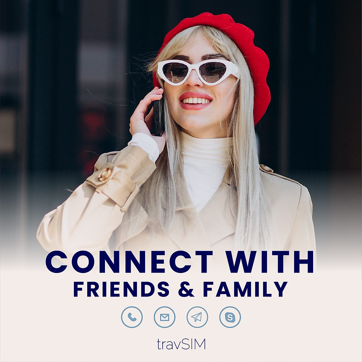 travSIM Prepaid USA SIM Card | 15GB Mobile Data with 4G/5G Speed. Unlimited Calls and Texts in The USA. The US SIM Card Works with iOS and Android Devices. Valid for 14 Days.