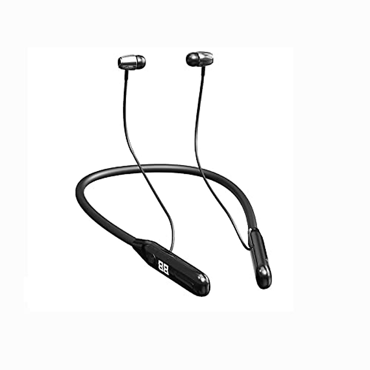 Charella #M27127 New Bluetooth 5 2 Neck Hanging Headset Ultra Long Endurance Sports Running Wireless Led Headset Intelnt Noise Reducti