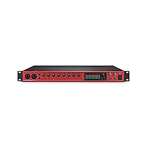 Focusrite Clarett+ 8Pre Studio-Grade 18-in/20-out Audio Interface for Established Producers —Eight High-Performance, Low-Noise, Low-Distortion Mic Preamps Capture Audio with Precise Clarity