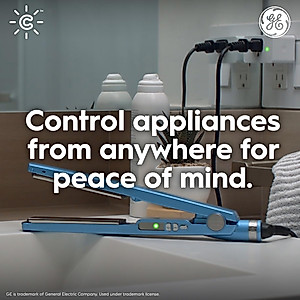 GE CYNC Indoor Smart Plug, Bluetooth and Wi-Fi Outlet Socket, Works with Alexa and Google Home (1 Pack)
