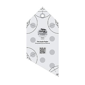 Creative Grids Angle Finder Quilt Ruler and Binding Tool - CGRAF
