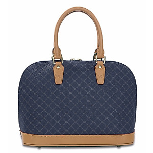 NEW Rioni Navy Signature Dome Handle LAUREN Handbag STA20001