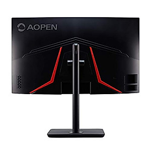 AOPEN by Acer 32HC5QR Zbmiiphx 31.5" 1500R Curved Full HD (1920 x 1080) VA Zero-Frame Gaming Monitor with Adaptive-Sync Technology, 240Hz, 1ms , (Display Port & 2 x HDMI 1.4 Ports), Black
