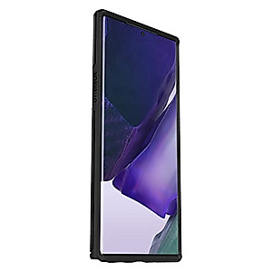 OtterBox Galaxy Note20 Ultra 5G Symmetry Series Case - BLACK, ultra-sleek, wireless charging compatible, raised edges protect camera & screen