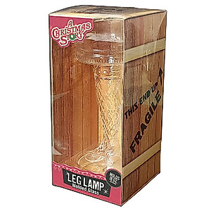 ICUP a Christmas Story Molded Leg Lamp Glass, 18 oz, Clear