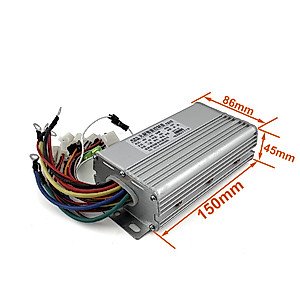 L-faster 48V 500W Cyclecar Bike Electric Engine Kit with Brushless DC Motor and Throttle Handle Grip with Power Key Lock