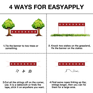 ANATANOWOR Baby Gender Reveal Decorations Banner (118.2x19.7 inch) , He or She Gender Reveal Party Supplies