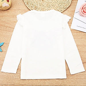 MH-Lucky Baby Girl Clothes Infant Outfits Set 2 Pieces Long Sleeved Tops + Pants (12-18 Months, Purple)