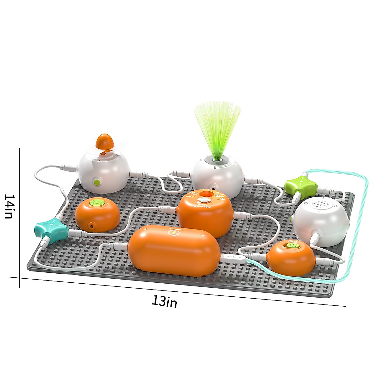 SNAEN Circuit Kits Circuit Blocks for Kids Electronics Exploration Kit DIY Electronic Blocks 100+ Projects, 30 Circuit Parts, Science Kits for Boys Girls, STEM Educational Toys for Kids 3+