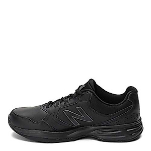 New Balance Men's 411 V1 Training Shoe, Black/Black, 12 Wide
