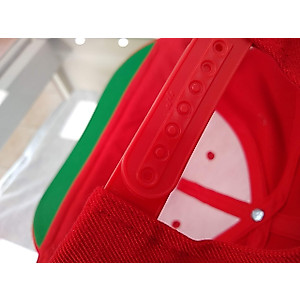 Peligro Sports Adult SnapBack flat RD Hats (Snapback Red)