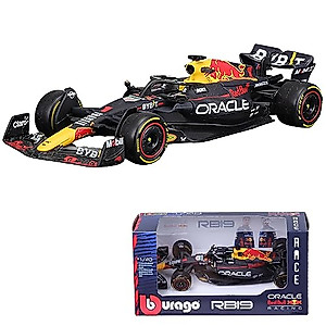Xiangtat Bburago 1:43 2023 F1 Red Bull RB19 No. #1 Max Verstappen Ferrari Mercedes Formula Racing Alloy Car Diecast Model (RB19 No.#1)