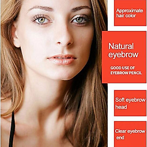 ROZO Long lasting and Waterproof Professional Makeup Auto Eyebrow Pencil (NO.4 Natural Gray)