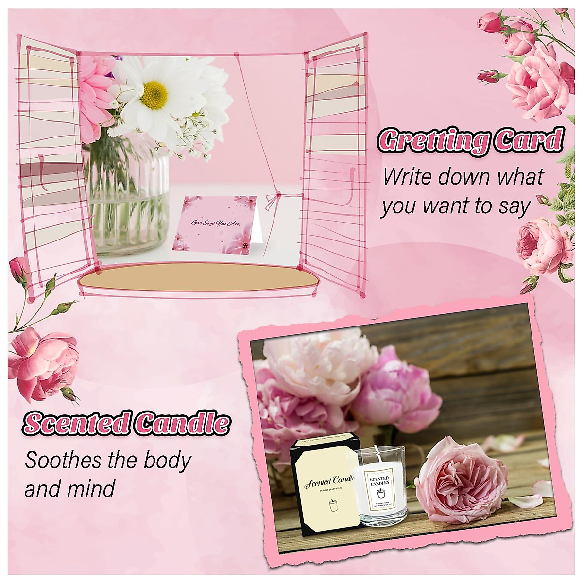 Christian Gifts for Women, Unique 8 Pcs Inspirational Gifts for Women, Religious Gifts for Women for Christmas, Thanksgiving, Easter, Birthday, Spiritual Gifts for Women, Mom, Sister, Friend, Wife