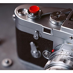 Camera Shutter Button Upscale and Delicate Soft Shutter Release Button (6 Pack/Red)