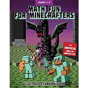 Math Fun for Minecrafters: Grades 3–4 (Math for Minecrafters)