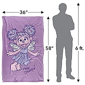 Sesame Street Simple Abby Officially Licensed Silky Touch Super Soft Throw Blanket 36" x 58"