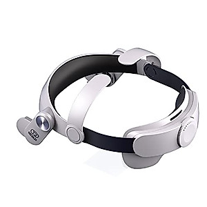 HEIXIAOYU Head Strap Oculus Quest 2 Elite Strap With External Battery T2 Magnetic Plate ABS Raw Materials Pack Holder For Enhanced Playtime VR Head Strap Comfort Strap Foldable Design (Standard issue)