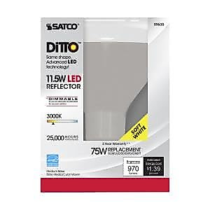 Satco S9635 11.5BR40/LED/3000K/940L/120V (6 LED Light Bulbs)