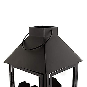 Star Wars Black Stamped Lantern | Imperial at-at Walker | 14 Inches Tall