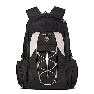 ARIAT Western Backpack Durable Zip Adjustable Sport Black A460002801
