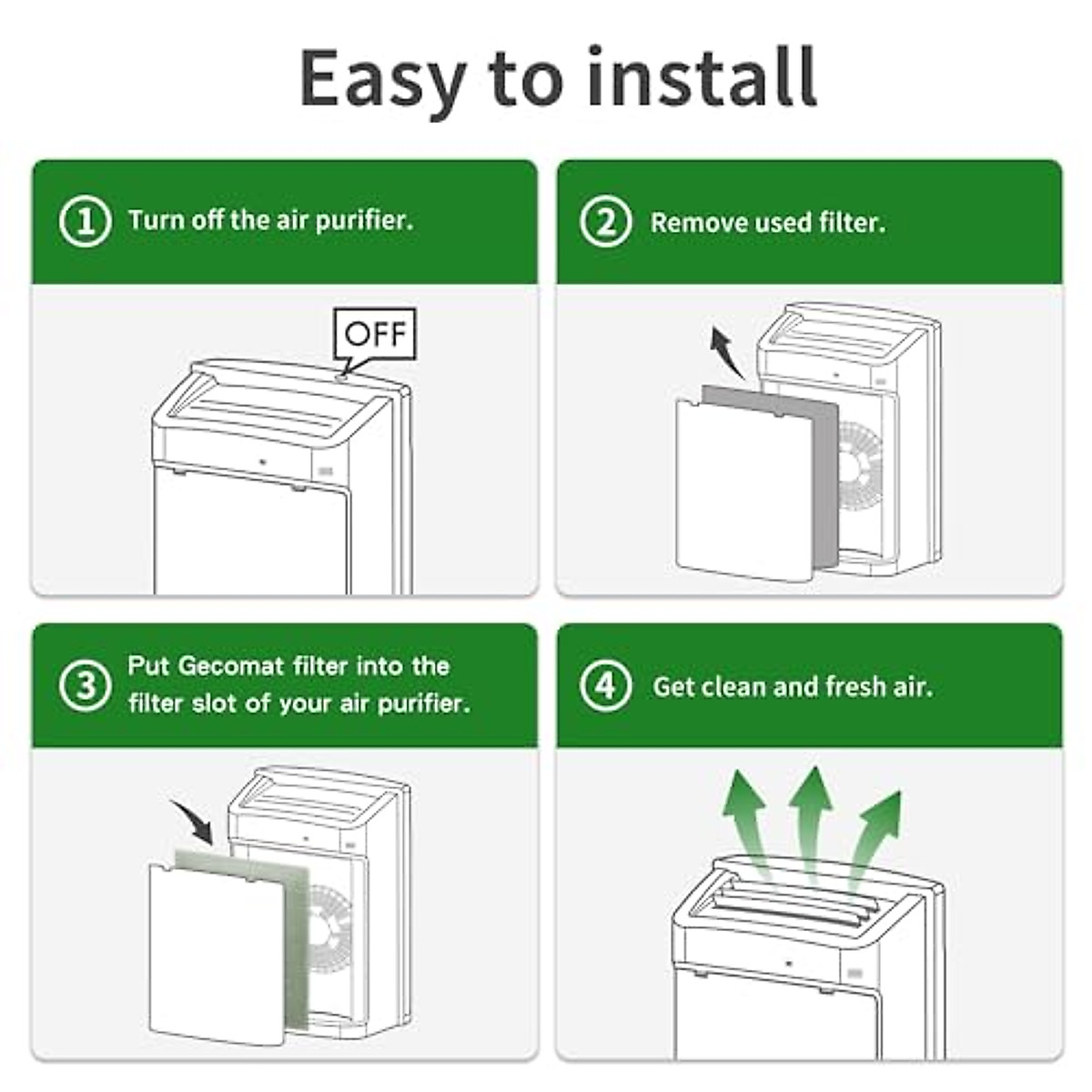 Originallife Washable Reusable Air Cleaning Filter, 9" x 15" Compatible With 3M Filtrete FAPF02, FAPF02-4, FAPF02-6, RAP.010915, RAP.01091,Replace HEPA Filter