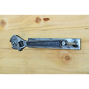 Toilet Paper Holder, Car Guy Gift, Wrench And Nut Bathroom Stand, Automotive Art, Toilet Paper Rack, Steampunk Bathroom Decor, Mancave Decor