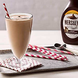 HERSHEY'S Zero Sugar Chocolate Syrup Bottles, 17.5 oz (6 Count)