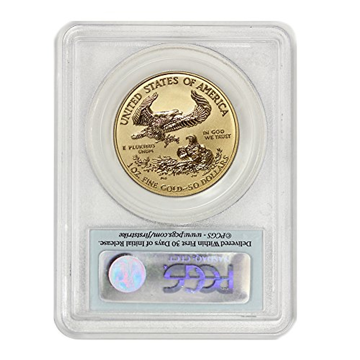 2006 W 1 oz American Gold Eagle Reverse Proof PR-70 First Strike by Mint State Gold $50 PR70 PCGS