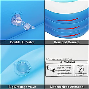 HomVent Inflatable Family Pool Swimming Pools Above Ground Swimming Pool .120" X 72" X 20"Blow Up Pool for Outdoor, Garden, Backyard, Summer Water Party (Blue 2)