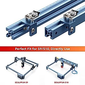 SCULPFUN S9/S10 Laser Engraver Limit Switch Kit, Turn on Homing and Positioning Function, Perfect Match S9/S10 Laser Engraving Machine, Direct Installation Without Additional Accessories