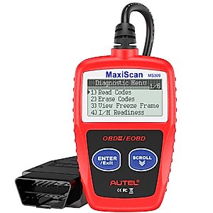 Autel OBD2 Scanner 2023 Newest MS309 Automotive Check Engine Code Reader, Check Emission Monitor Status, CAN Diagnostic Scan Tool for All OBDII Protocol Vehicles After 1996