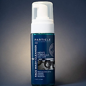 Particle Mens Face Wash - Anti Aging Face Cleanser for Men (5.07 Oz) - Daily Moisturizing Face Wash for Men - Revitalizes, Hydrates & Soothes, All Skin Types & All Ages