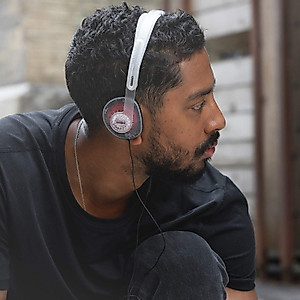 Koss KPH30iCL On-Ear Headphones, in-Line Microphone and Touch Remote Control, D-Profile Design, Wired with 3.5mm Plug (Clear)