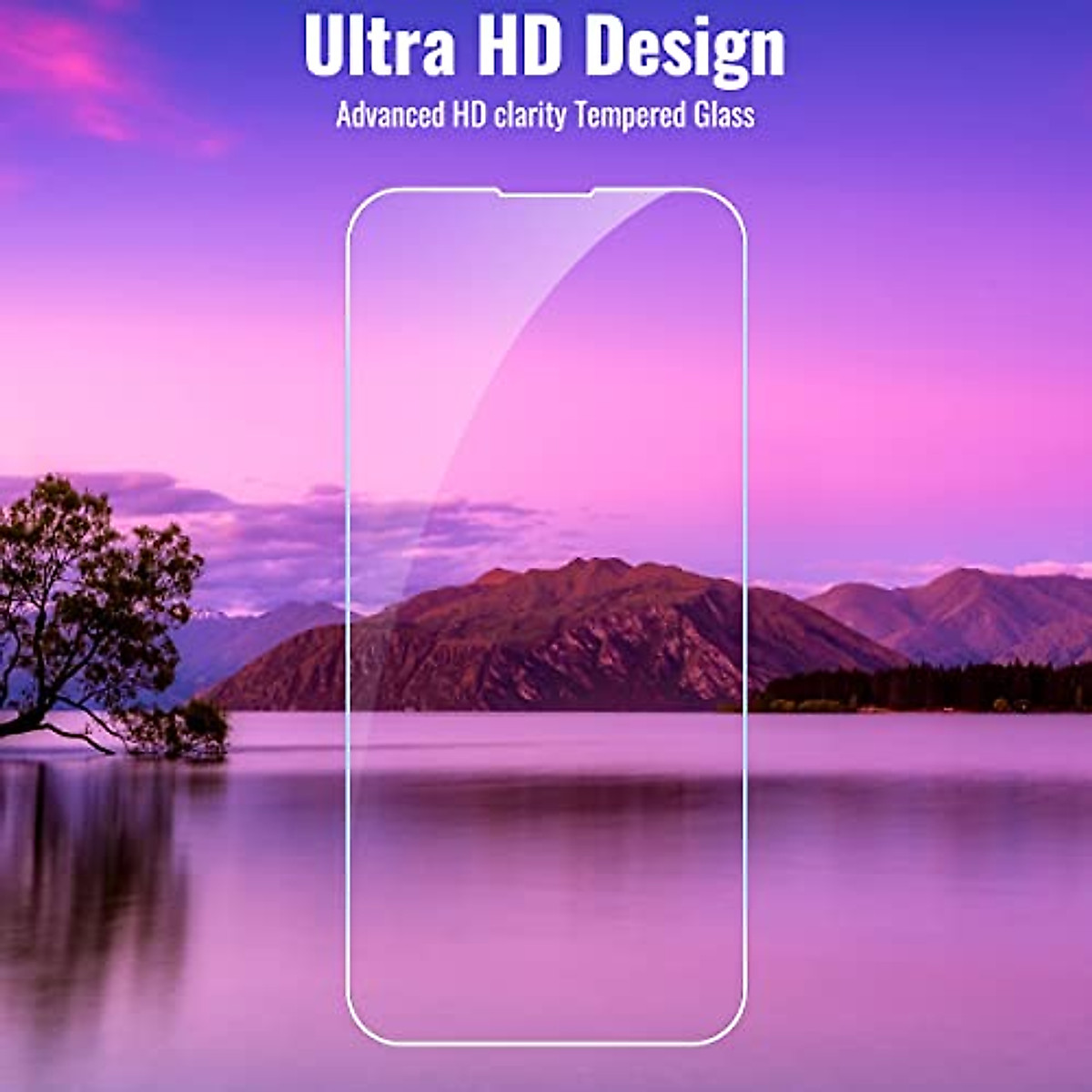 NEEPART 4 Pack Tempered Glass Screen Protector for iPhone 14 Pro Max [6.7 inch], Sensor Protection, Dynamic Island Compatible, 9H Tempered Glass Film, Anti-Scratch, Case Friendly, Easy Installation, Bubble Free, Case Friendly