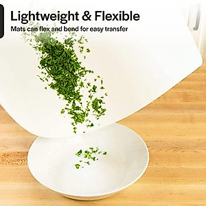 Professional White Cutting Board Mat 4 Pack Set, NSF Certified, 24 x 18 Inch Extra Large