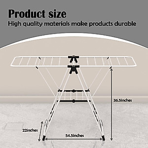 Maomo Premium Double Coat Drying Rack - Efficient and Space-Saving.No Installation Required