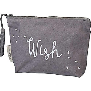 Primitives by Kathy Embroidered Zipper Pouch, Medium, Wish