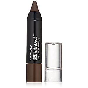 Maybelline New York Brow Drama Pomade Crayon, Deep Brown, 0.04 oz.