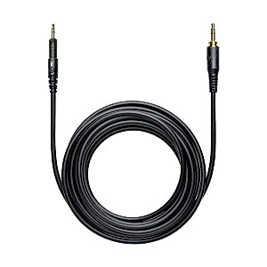 Audio-Technica ATH-M50x Professional Monitor Headphones, Black - with with H&A Genuine Sheepskin Leather Earpads