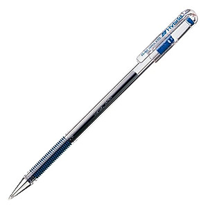 Pentel K105-GC Ballpoint Pen, Hybrid 0.5, Blue, Set of 10
