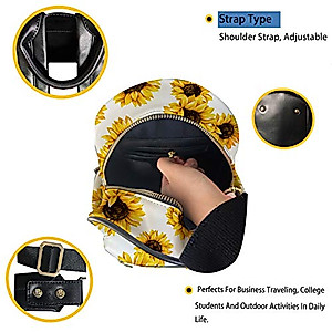 FKELYI Vintage Style American Flag Backpack Purse for Women Mens Leather Shoulder Bags Satchel Handbag Casual Daypack