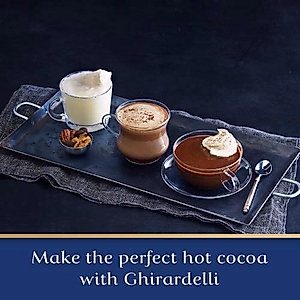Ghirardelli Double Chocolate Hot Cocoa Mix, 0.85-Ounce Packets (Pack of 10)