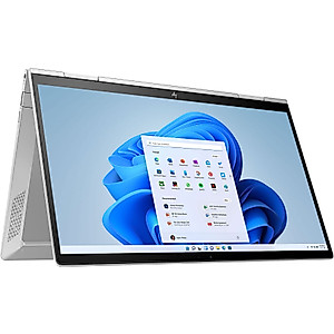 HP Envy X360 2-in-1 FHD OLED Touch-Screen Laptop | 11th Generation Intel Core i7-1195G7 8GB DDR4 RAM 512GB SSD Backlit Keyboard Fingerprint Windows 11 Home with USB3.0 Bundle Silver 13-13.99 inches