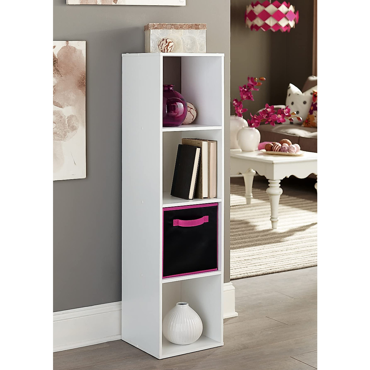 Closetmaid 4 Cube Stackable Storage, White